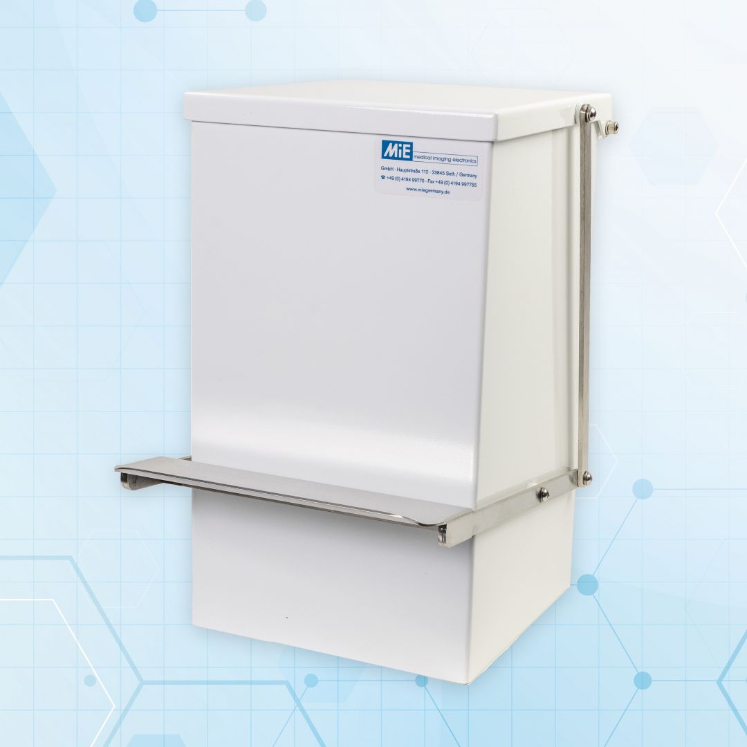 Shielded waste container – MiE